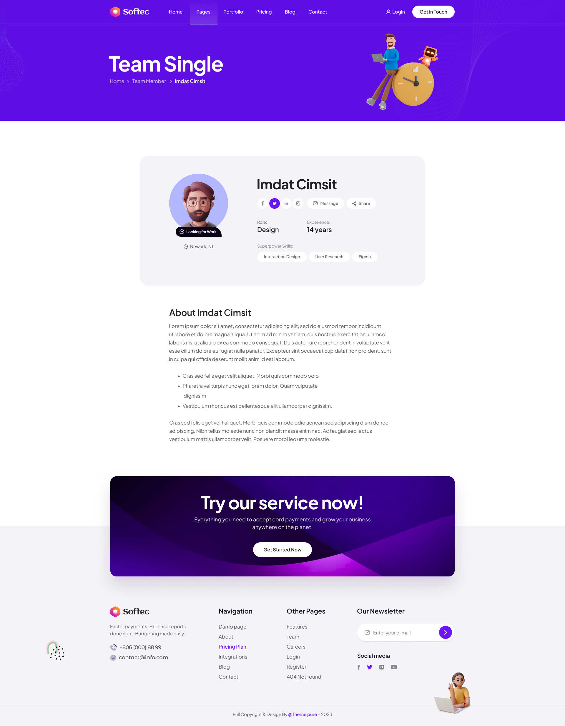 Softec - Software & Technology Figma Template by Theme_Pure | ThemeForest